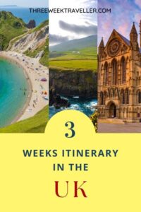 [2025] FUN 3 WEEKS IN THE UK ITINERARY + Map
