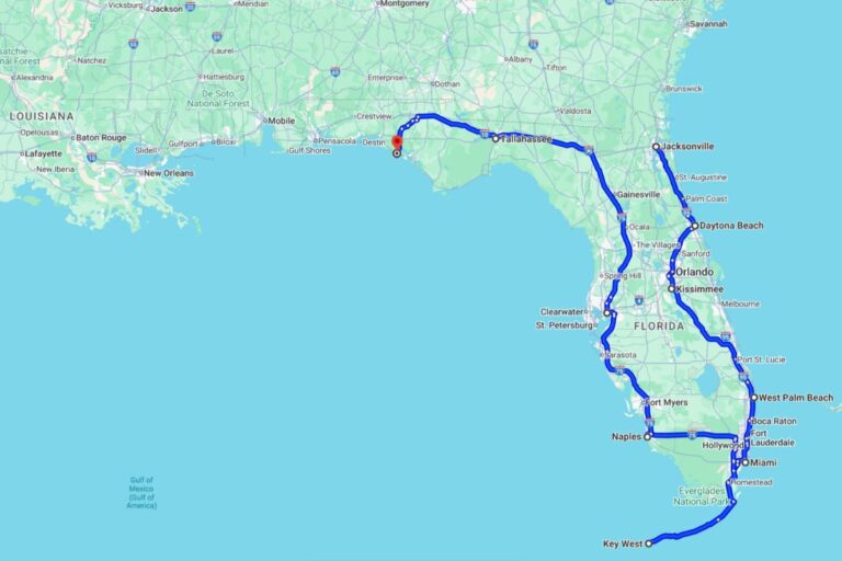 Our 3 Week Florida Itinerary - 1400 Miles Of Sunshine